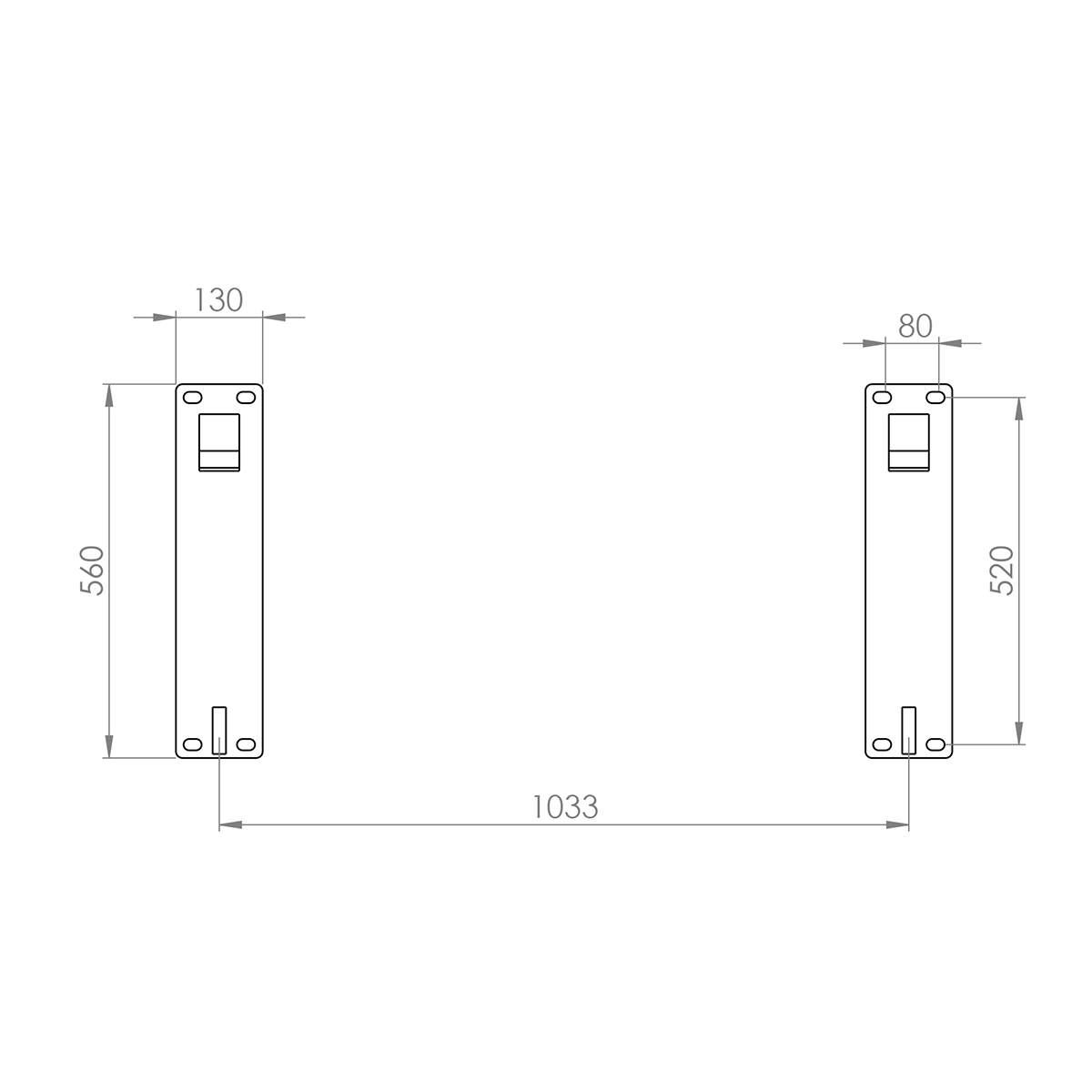 Attachment bracket suitable for Small BM | Bolt-on | Kellfri