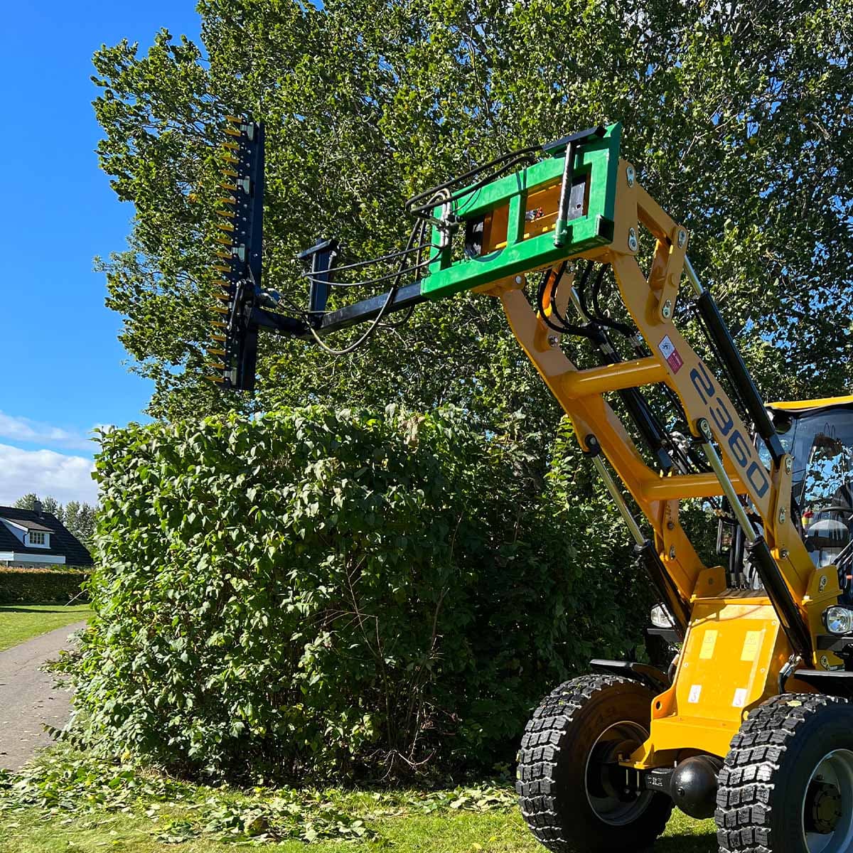 Hedge trimmer hydraulic for frontloaders | Kellfri
