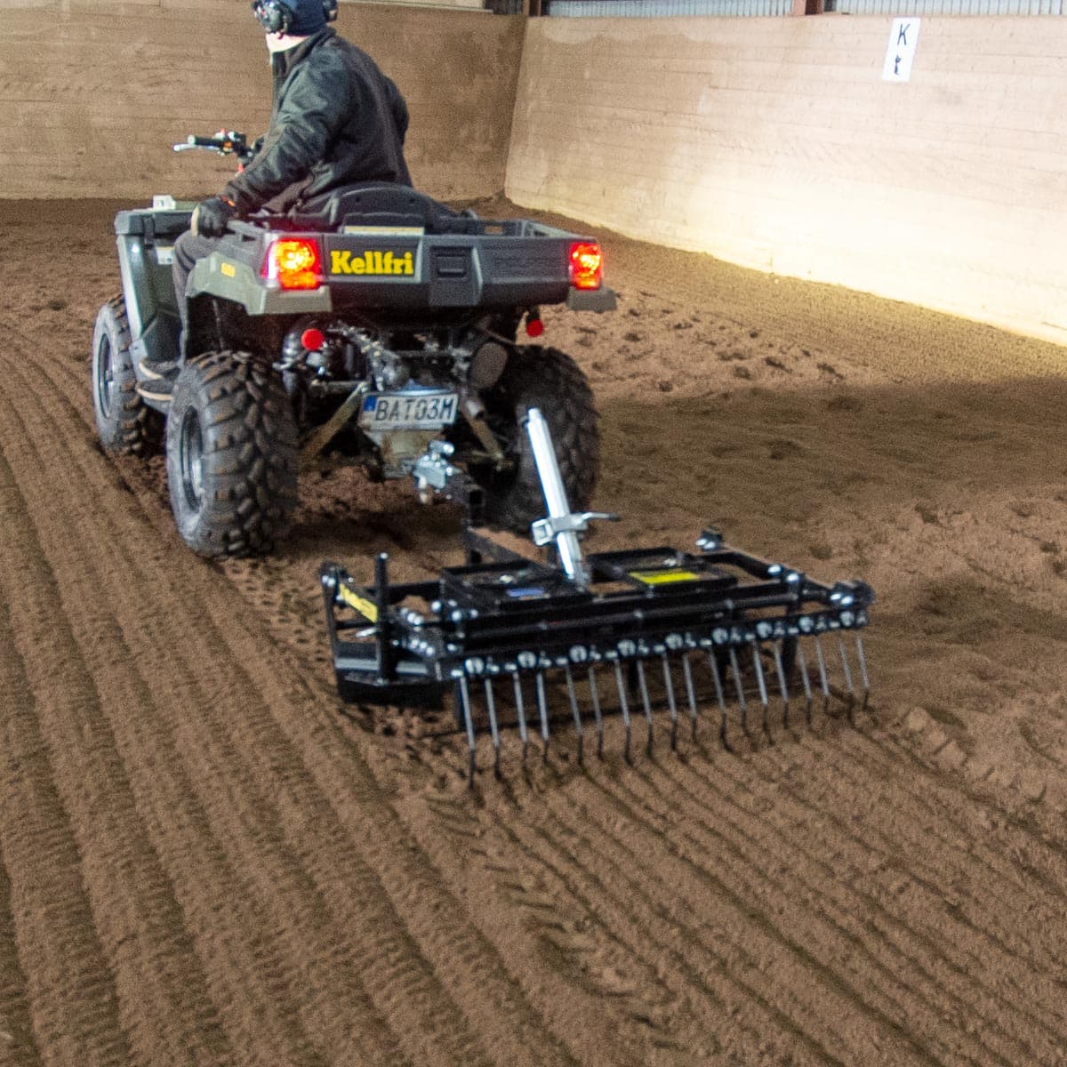 Side scraper | Yard harrow ATV | Kellfri