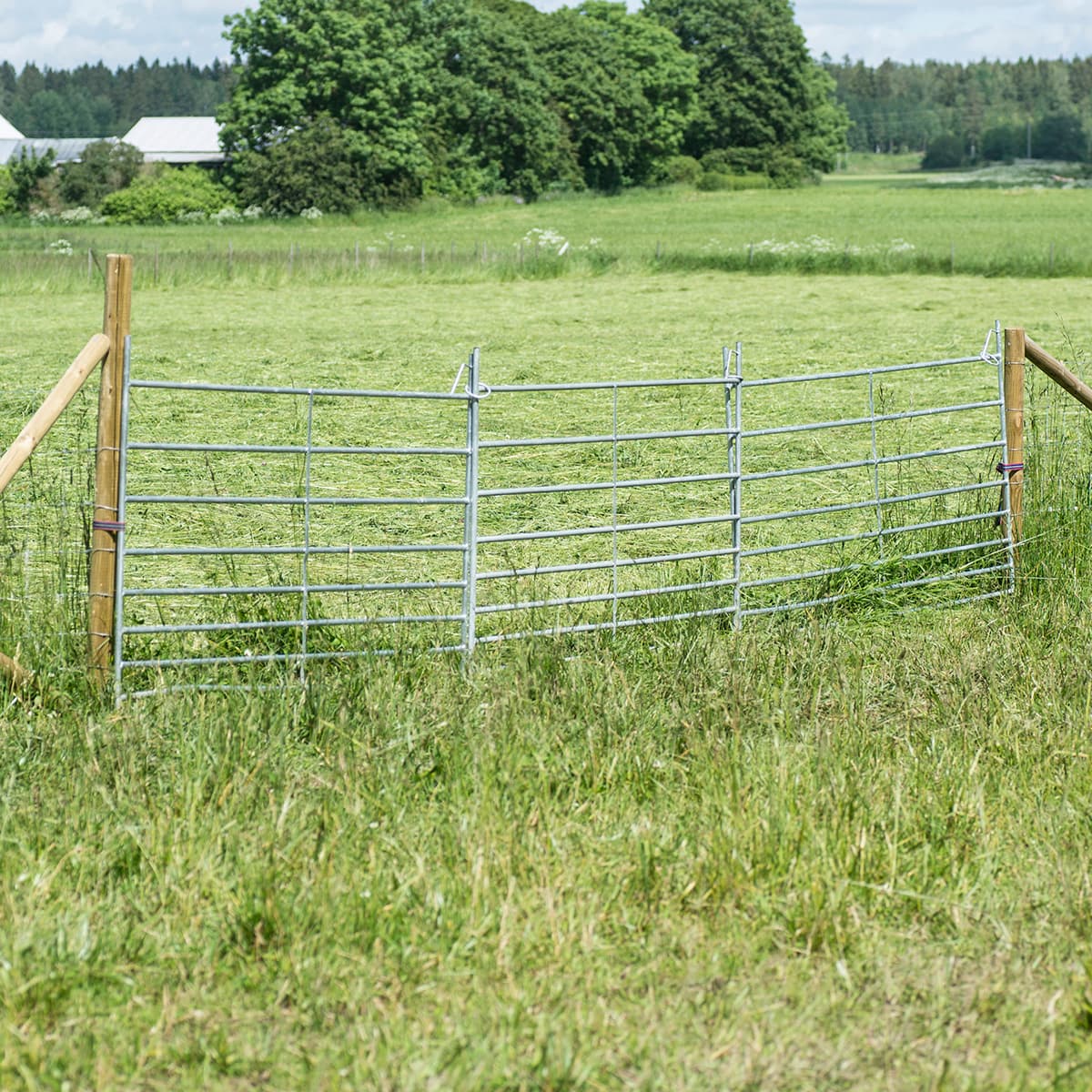Moveable sheep gate, galvanised, 1.5 m