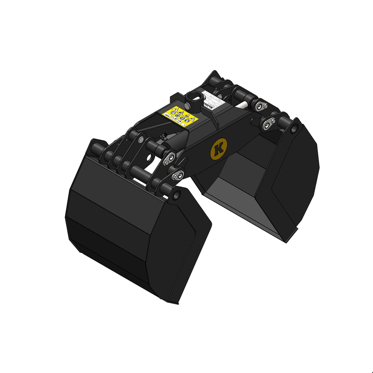 Grapple bucket for ATV Forestry trailer | Kellfri