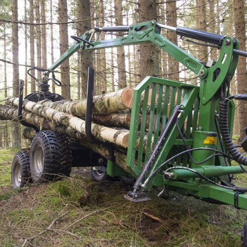 Forestry trailers and equipment for small-scale forestry - Kellfri