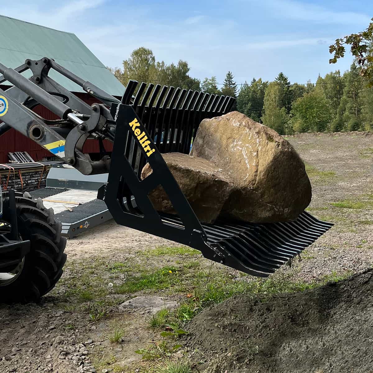 Stone sorting fork 2.0 m, bolted Three-point attachment | Shop for ...